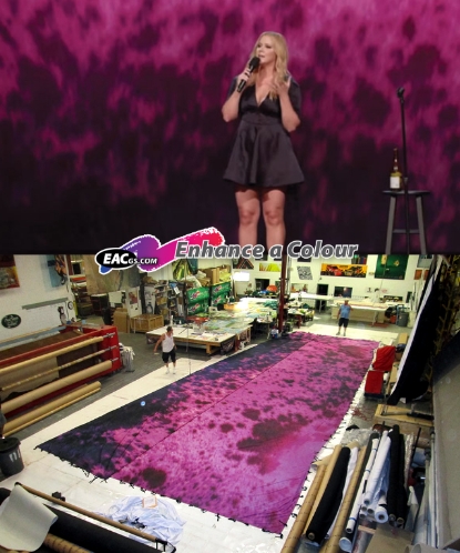 Enhance a Colour Prints Backdrop for HBO Special